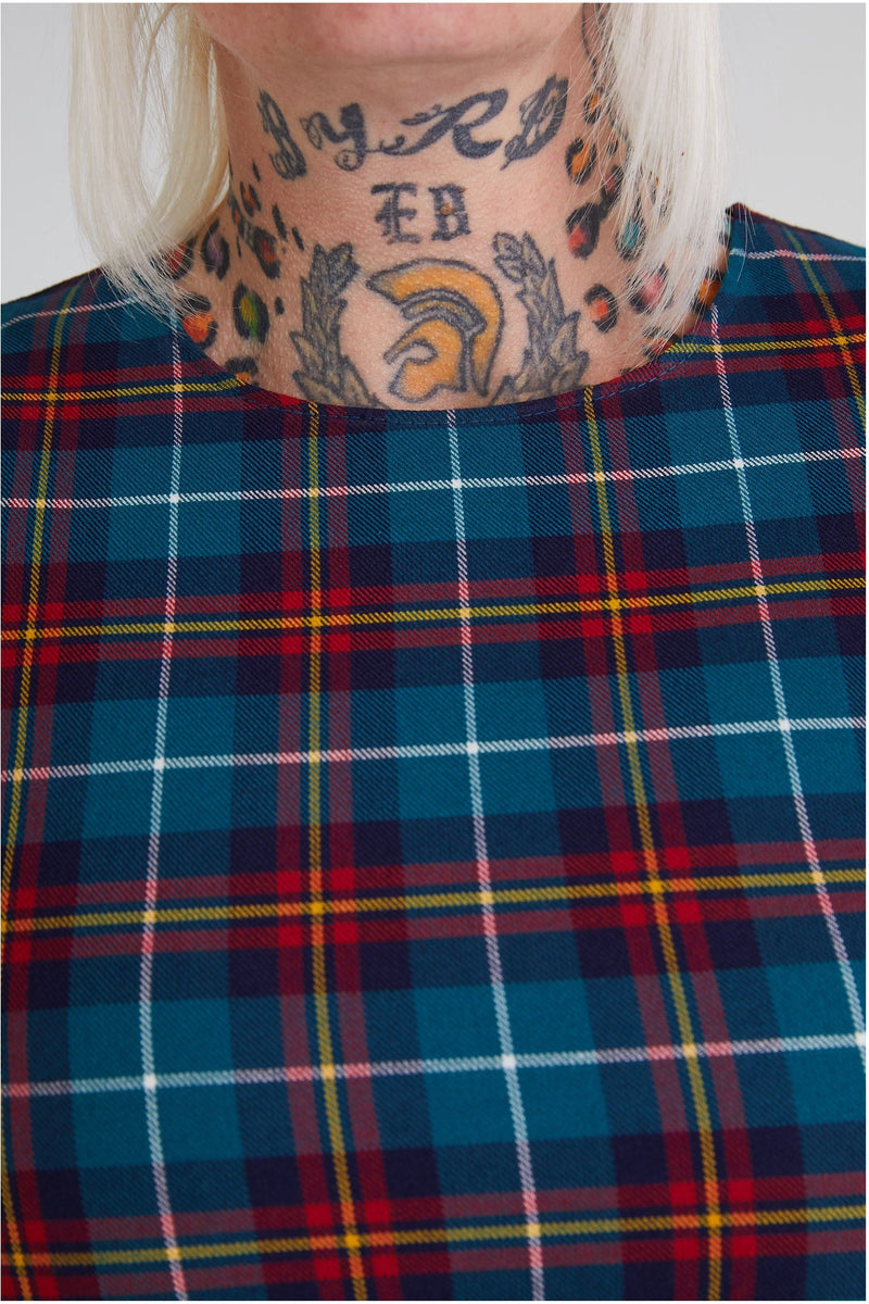 Modfather Clothing - Made in England 'The Vivienne' Green / Red - Dres ...