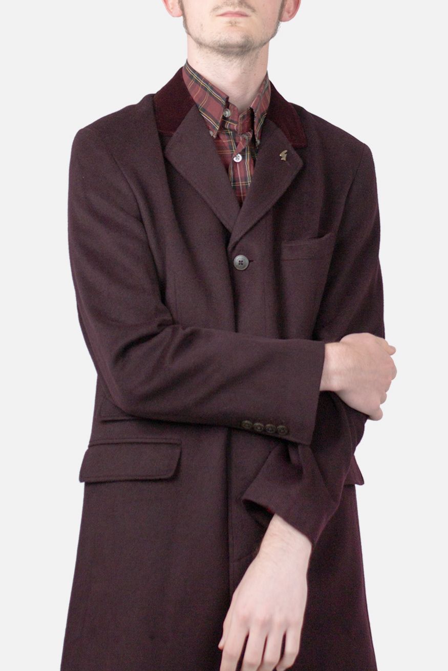 Winston Mulberry - Overcoat – The Modfather Clothing Company