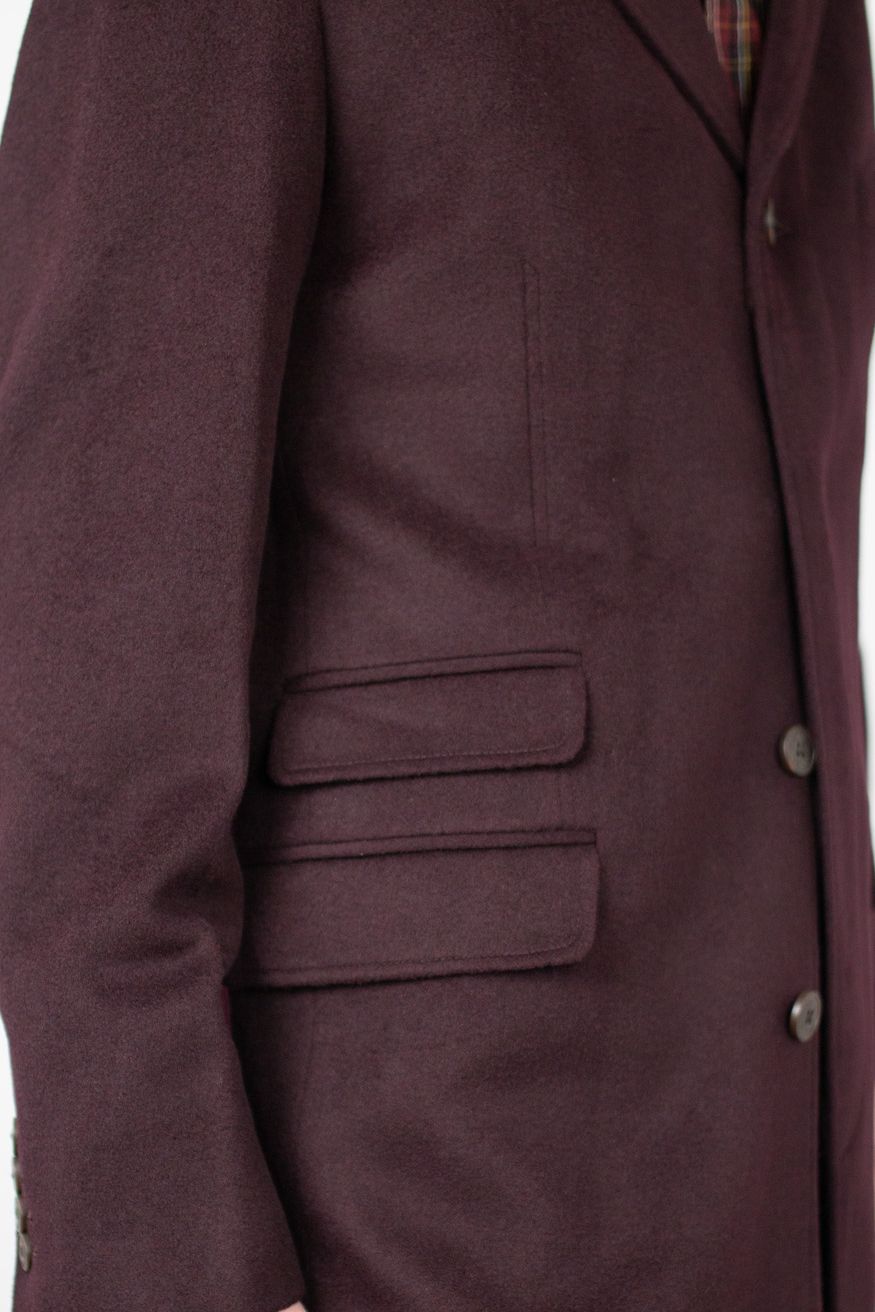 Winston Mulberry - Overcoat – The Modfather Clothing Company